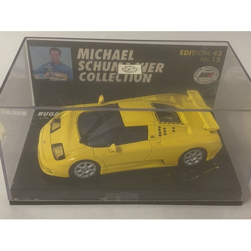 Rare Minichamps 1.43 Scale Michael Schumacher Collection Bugatti EB110 ...