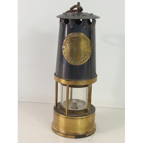 Antique minors lamp