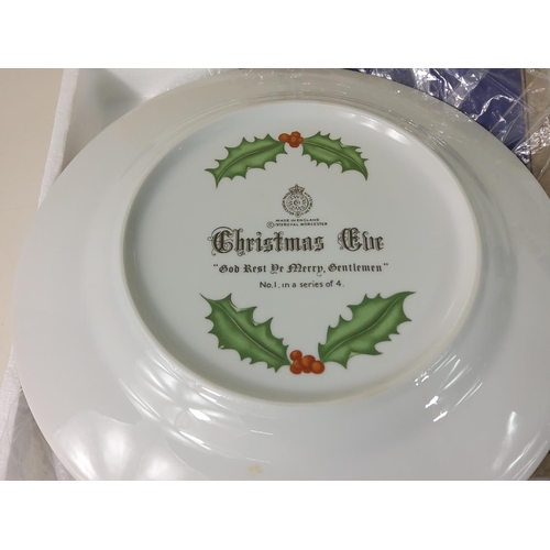 4 boxed collectors plates