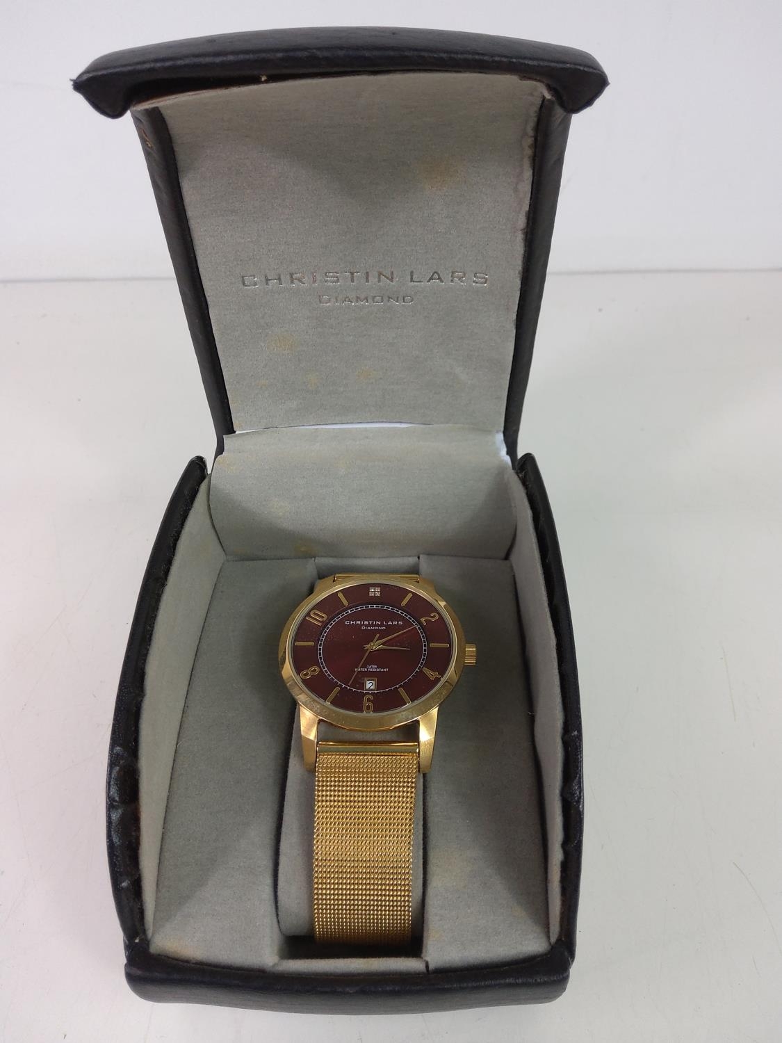 Boxed Gents Christian Lars watch