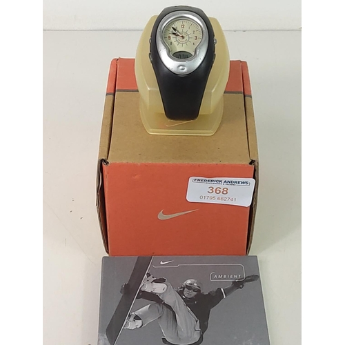 Nike gents chronograph watch with box and booklet