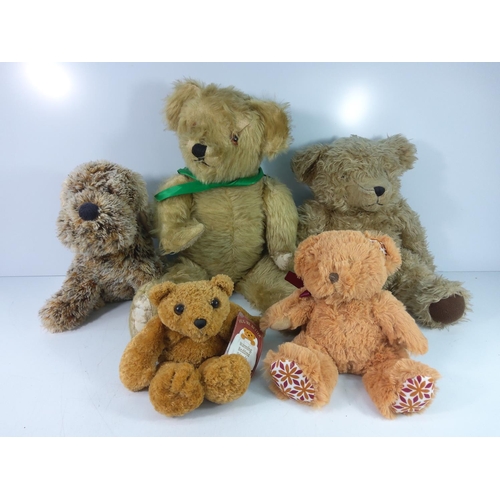 Large qty of soft toys including vintage examples