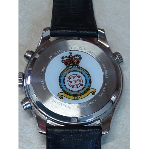 Boxed Citizen Royal Air Force Red Arrows chronograph watch