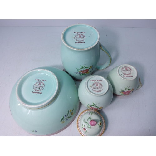 4 pieces of Adams pottery