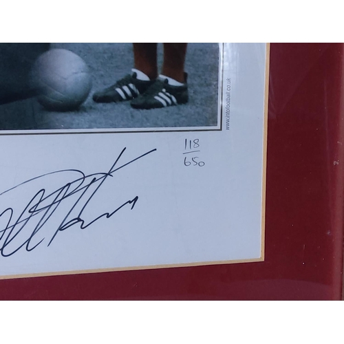 1966 football photograph signed by Sir Geoff Hurst and Martin Peters ...