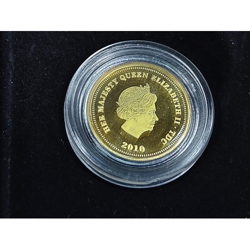 Cased set of 12 gold Royal House of Windsor gold coins and a plated £5 coin