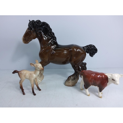 3 Beswick animals