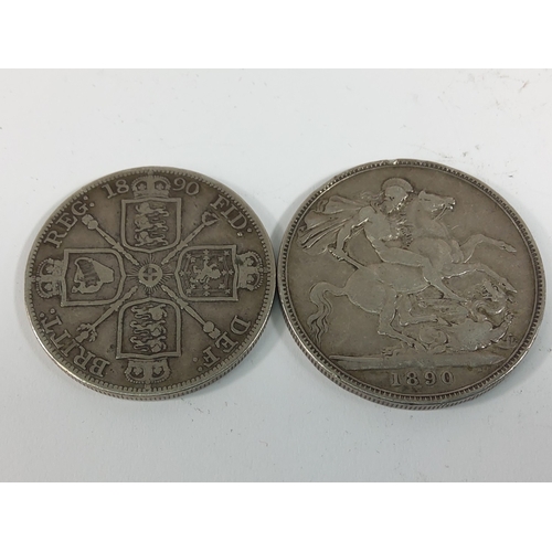 Two silver coins