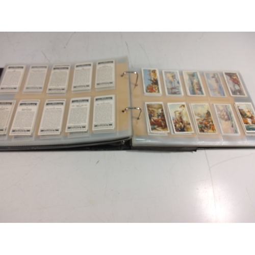 Album of cigarette collectors cards