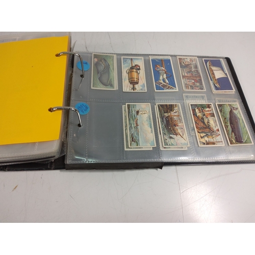 Album of cigarette collectors cards