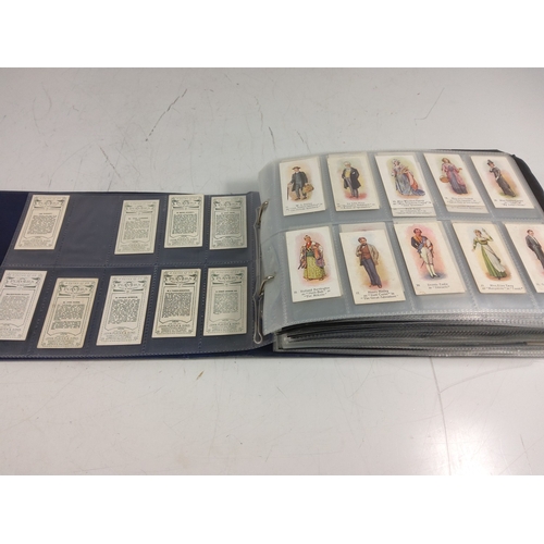 Album of cigarette collectors cards