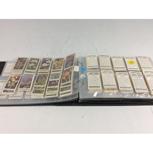 Album of cigarette collectors cards