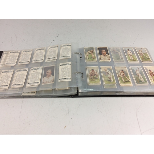 Album of cigarette collectors cards