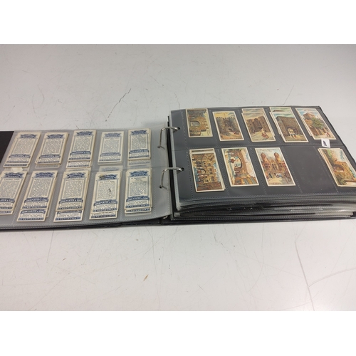 Album of cigarette collectors cards