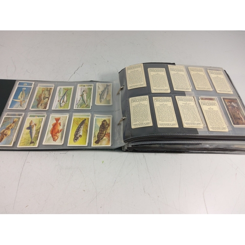 Album of cigarette collectors cards