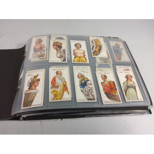 Album of cigarette collectors cards