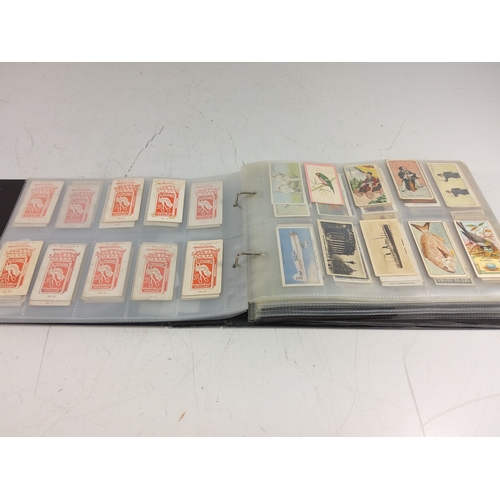 Album of cigarette collectors cards