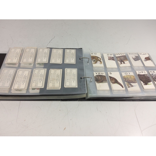 Album of cigarette collectors cards