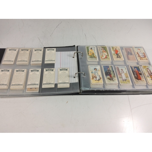 Album of cigarette collectors cards