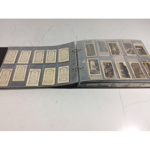 Album of cigarette collectors cards