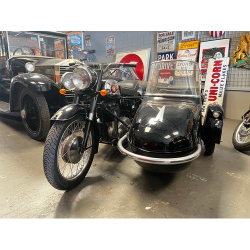 Make: BSA Model: A10 + SIDE CAR Colour: BLACK Registration: KSU635 ...