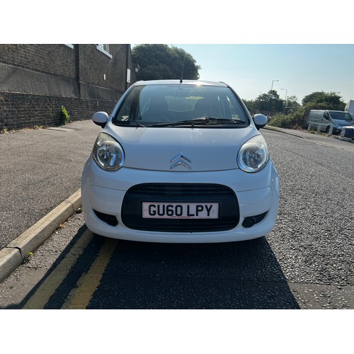 Make: CITROEN Model: C1 SPLASH Colour: WHITE Registration: GU60LPY ...