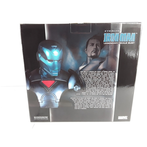 Boxed Marvel sideshow collectibles stealth Iron Man legendary scale ...