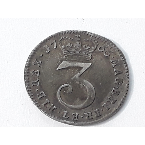 2 Maundy coins dated 1766