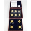 Boxed set of 10 various collectors coins