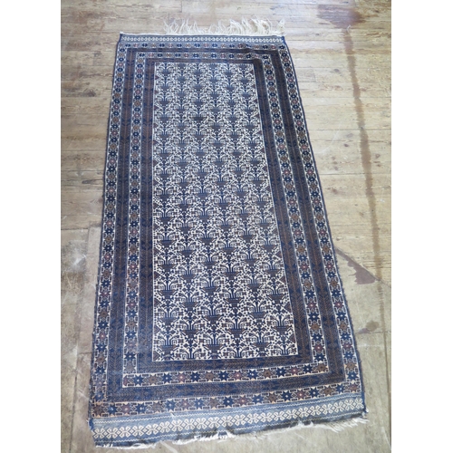 Kayam Hand Knotted Wool Rug, 208x99cm