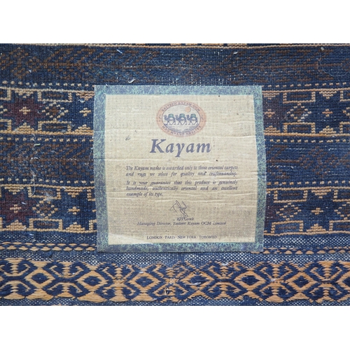 Kayam Hand Knotted Wool Rug, 208x99cm
