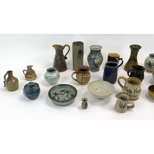 A Collection of Studio Pottery including Marazion, Colin Kellam of ...