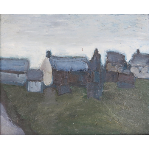Peter Reid - twentieth century artist, 'Tavy Evening' 1965, oil on ...