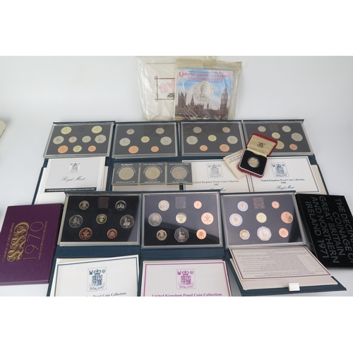 Royal Mint Proof Sets _ 1970 (last pre-decimal), 1971, 1983-1989, 1983 ...