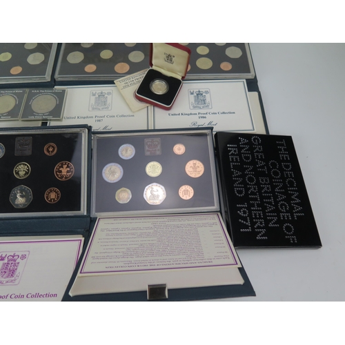 Royal Mint Proof Sets _ 1970 (last pre-decimal), 1971, 1983-1989, 1983 ...