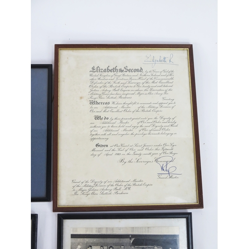 Citation for mention in dispatches for Captain Julian Anthony Ball M.C ...