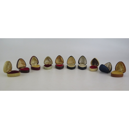 Heart shaped ring boxes
