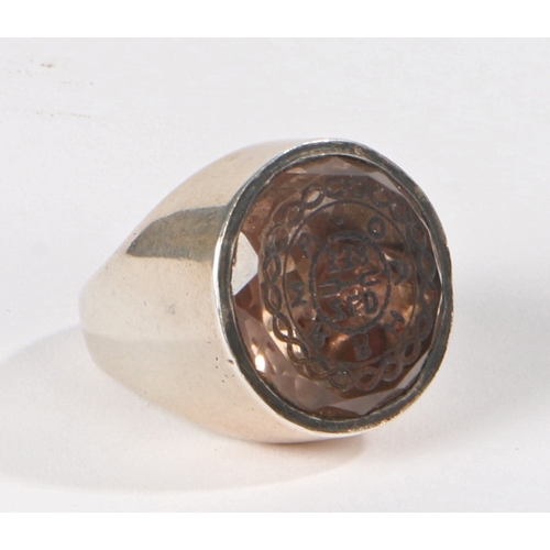 Order of Chaeronea- an Edward VII silver ring, Chester 1905, maker BH ...