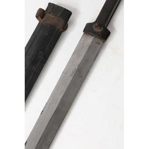 CAUCASIAN KINDJAL. 19th Century Caucasian Kindjal dagger, double edged ...