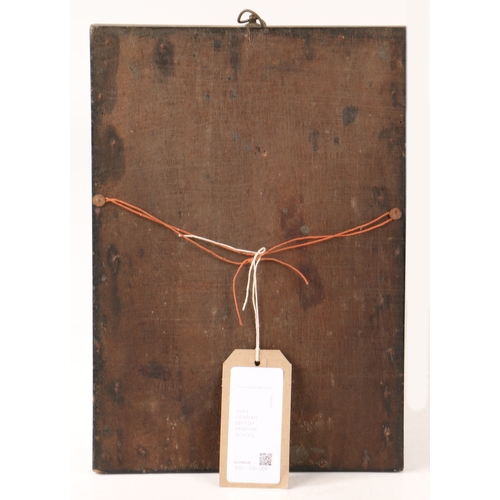 19TH CENTURY BRITISH PRIMITIVE SCHOOL. The folk art picture depicting a ...