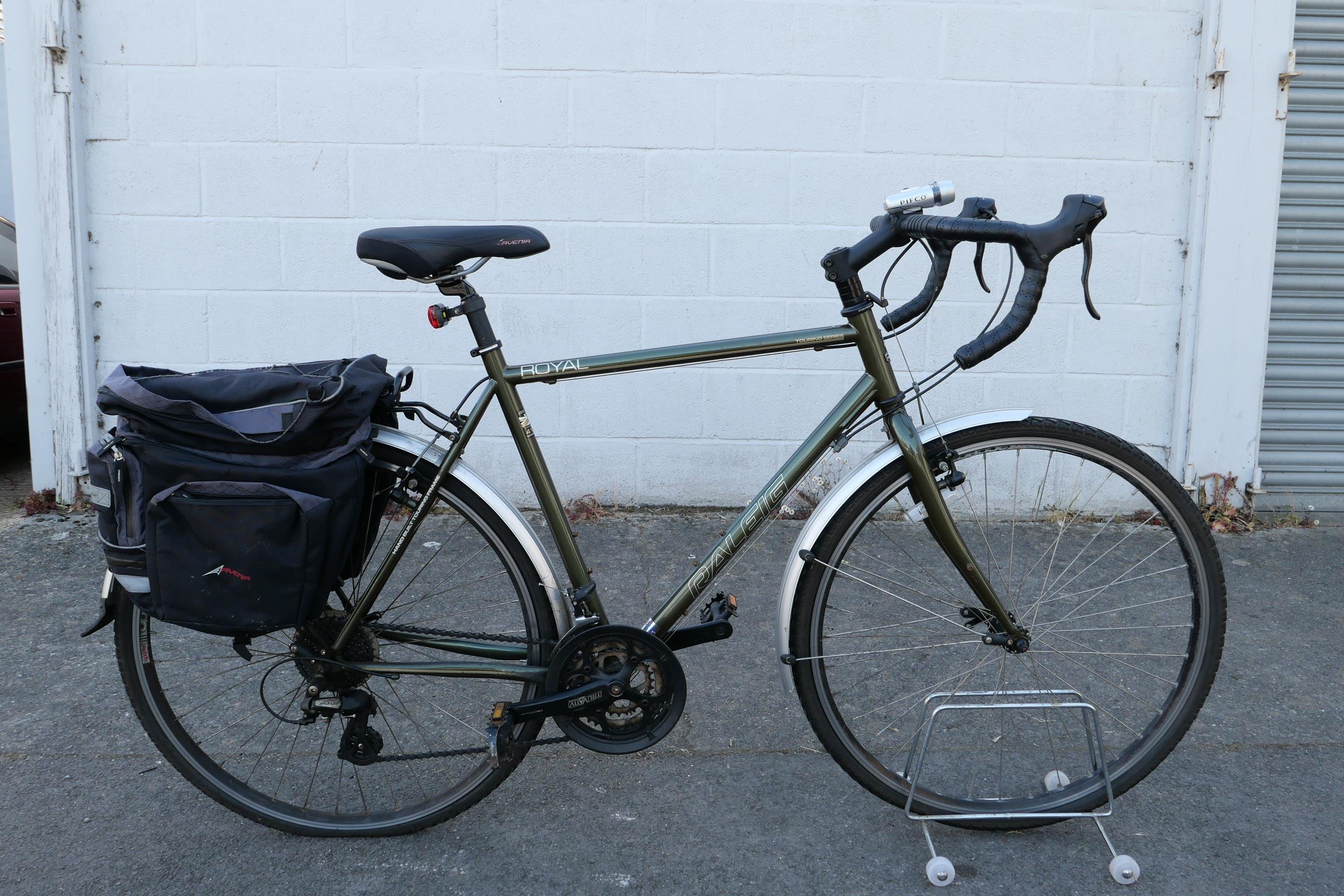 A Raleigh Royal Touring Series bicycle with a 21" frame, finished in ...