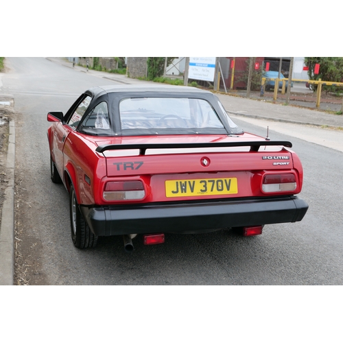 1980 Triumph TR7 2.0 Litre Convertible // Registration Number: JWV 370V ...