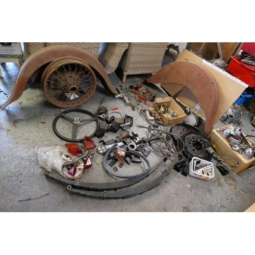 A selection of spare parts understood to be mainly pre-war Riley, to ...
