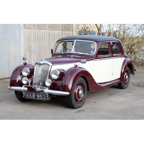 1948 Riley RMA 1.5 Litre Saloon Registration Number: KKR 953 Chassis ...