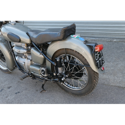 1949 Sunbeam S8 500cc Registration Number: GFY 773 Frame Number: S8 ...