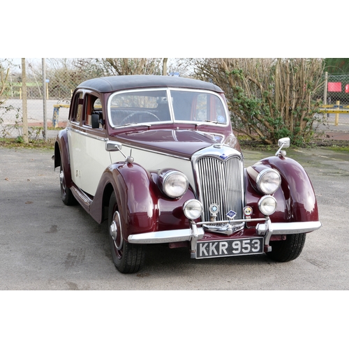 1948 Riley RMA 1.5 Litre Saloon Registration Number: KKR 953 Chassis ...