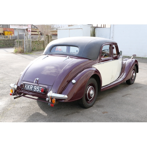 1948 Riley RMA 1.5 Litre Saloon Registration Number: KKR 953 Chassis ...