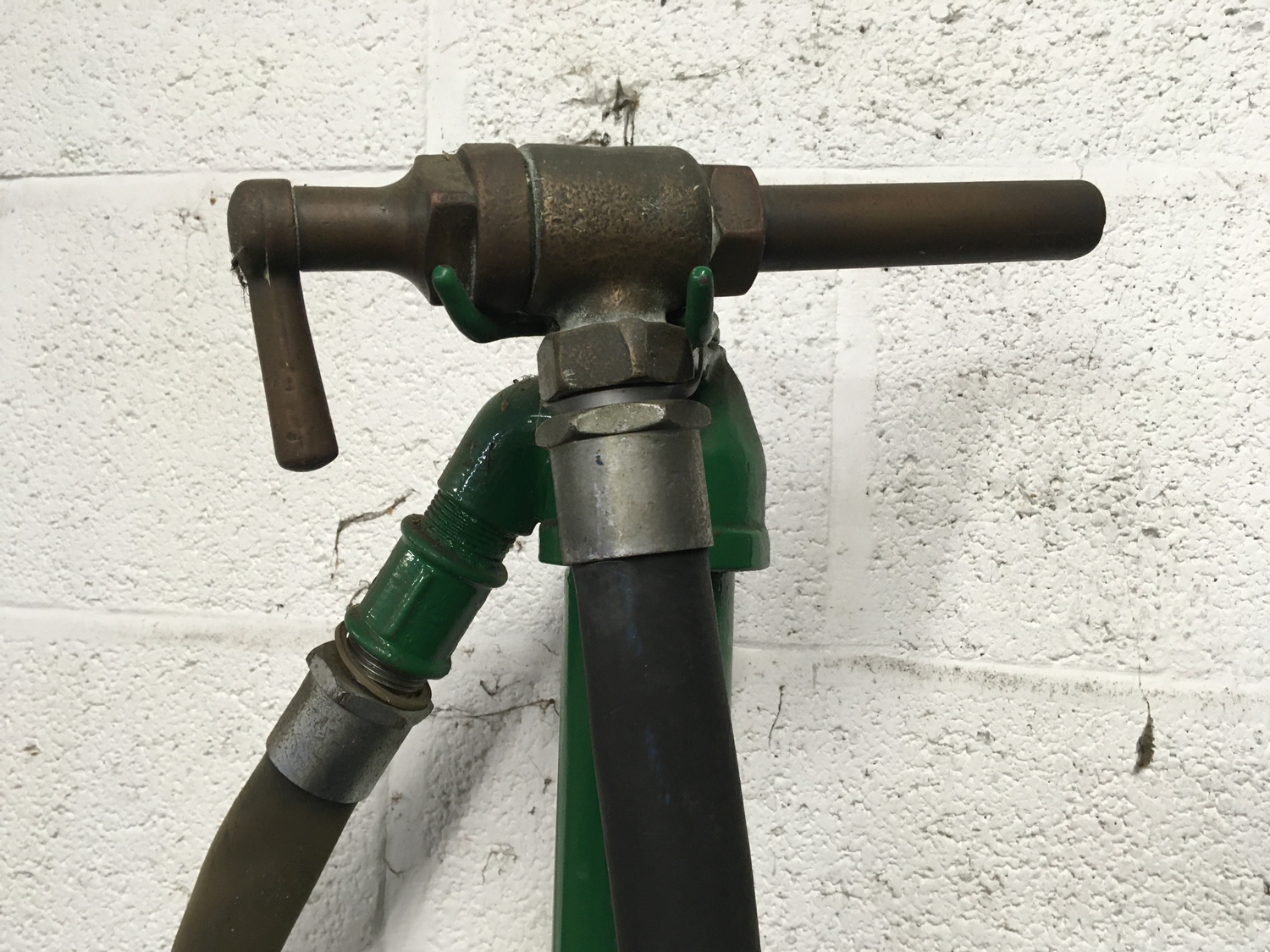 An Avery-Hardoll Ltd Model CH1 hand cranked petrol pump, complete with ...