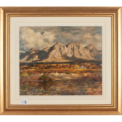 Edward Roworth (South Africa 1880 - 1964) THE GROOT DRAKENSBURG MT FROM ...