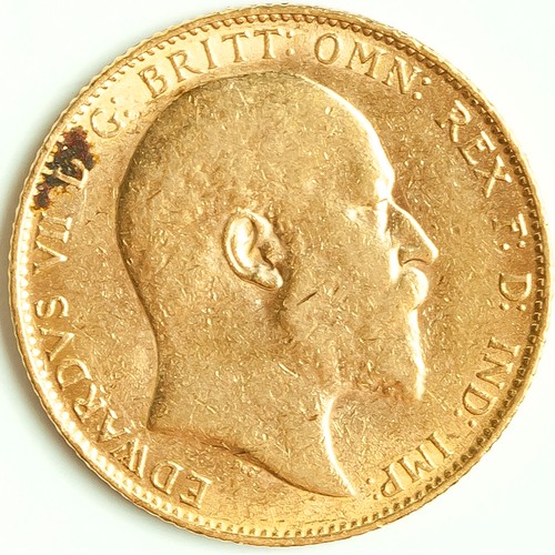 A 1910 KING EDWARD VII GOLD SOVEREIGN